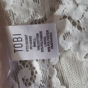 Tobi | Tops | Nwt Tobi Lace Crop Top | Poshmark